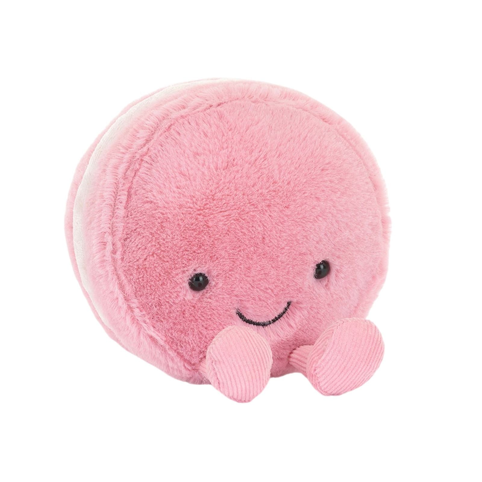 Jellycat Amuseables Pink macarons Stuffed Toy, 3.2 inches | Food Plush ...