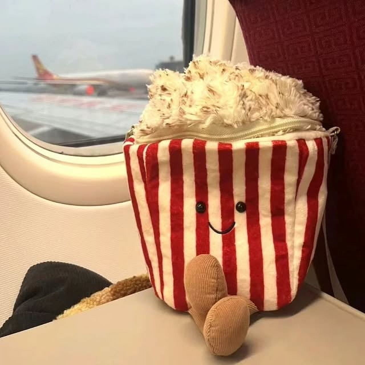 Amuseables Popcorn Plush Food Toy - 7.09x4.72 Inch Red Novelty Food ...