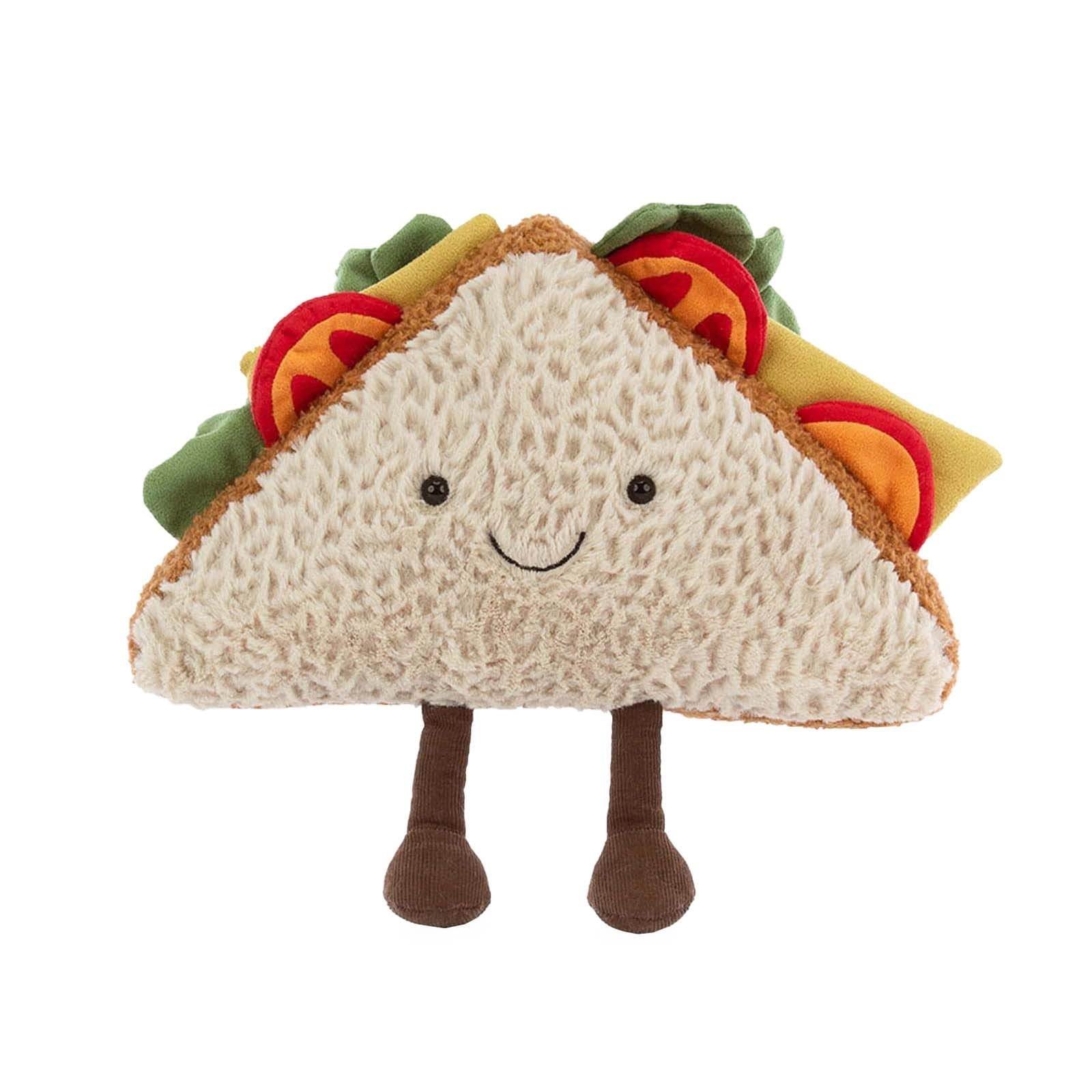Jellycat Amuseables Sandwich Stuffed Toy, 10 inches | Food Plush | Fun ...