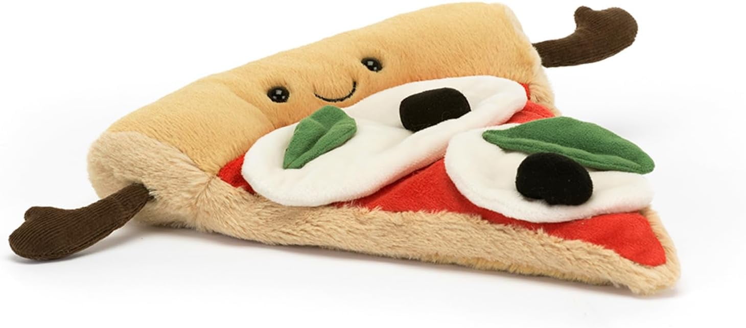 Jellycat Amuseables Slice of Pizza Stuffed Toy, 9 inches | Food Plush ...