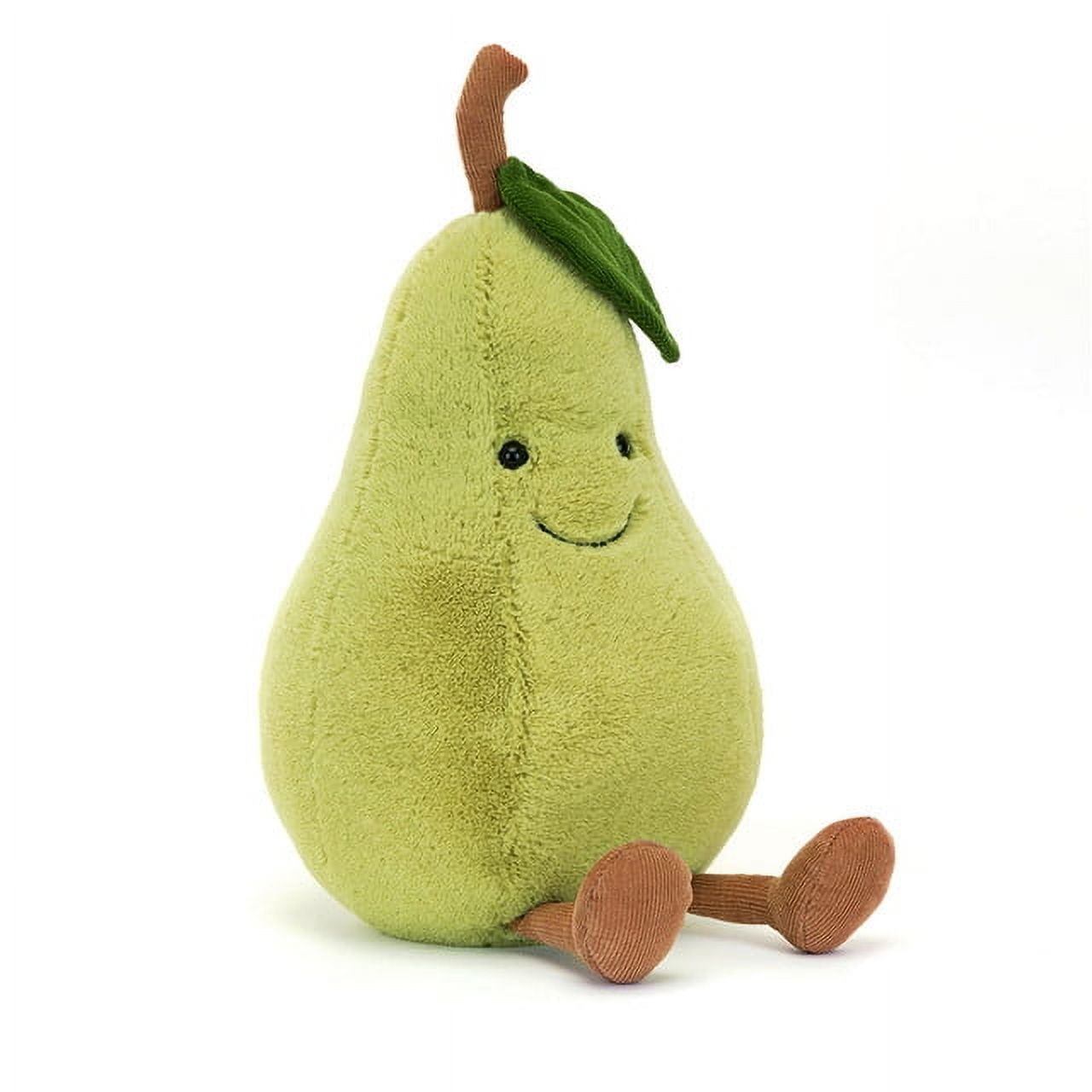 Jellycat Amuseables Slice of Pear Stuffed Toy, 7 inches | Fruit Plush ...