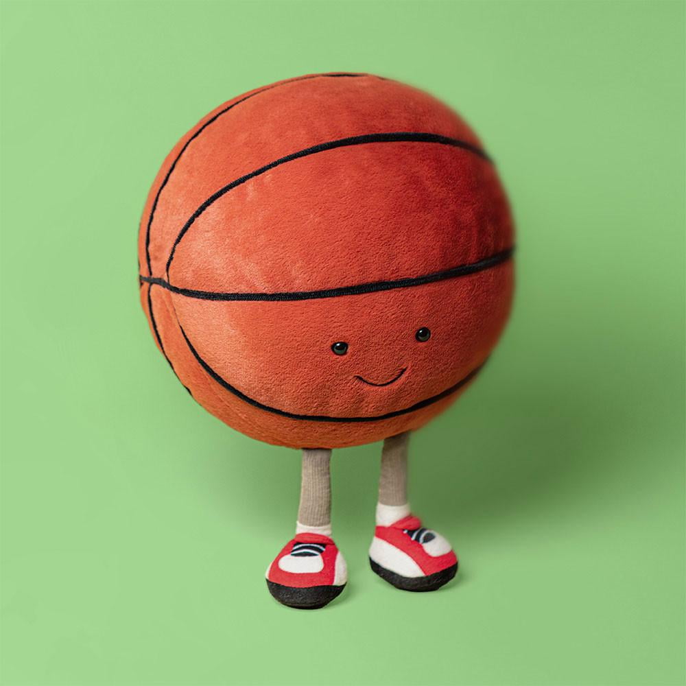 Jellycat Amuseables Sports Basketball Plush Toy, Soft Stuffed Animal ...