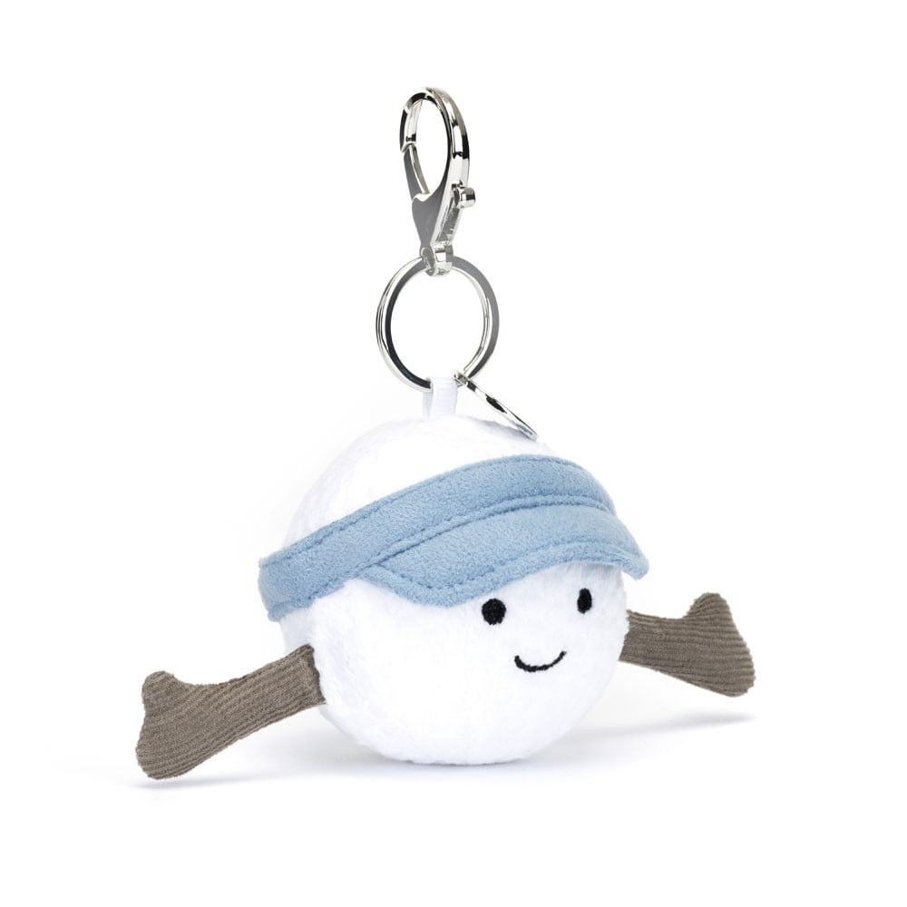 Jellycat Amuseables Sports Golf Bag Keychain - Mini Plush Charm Decor ...