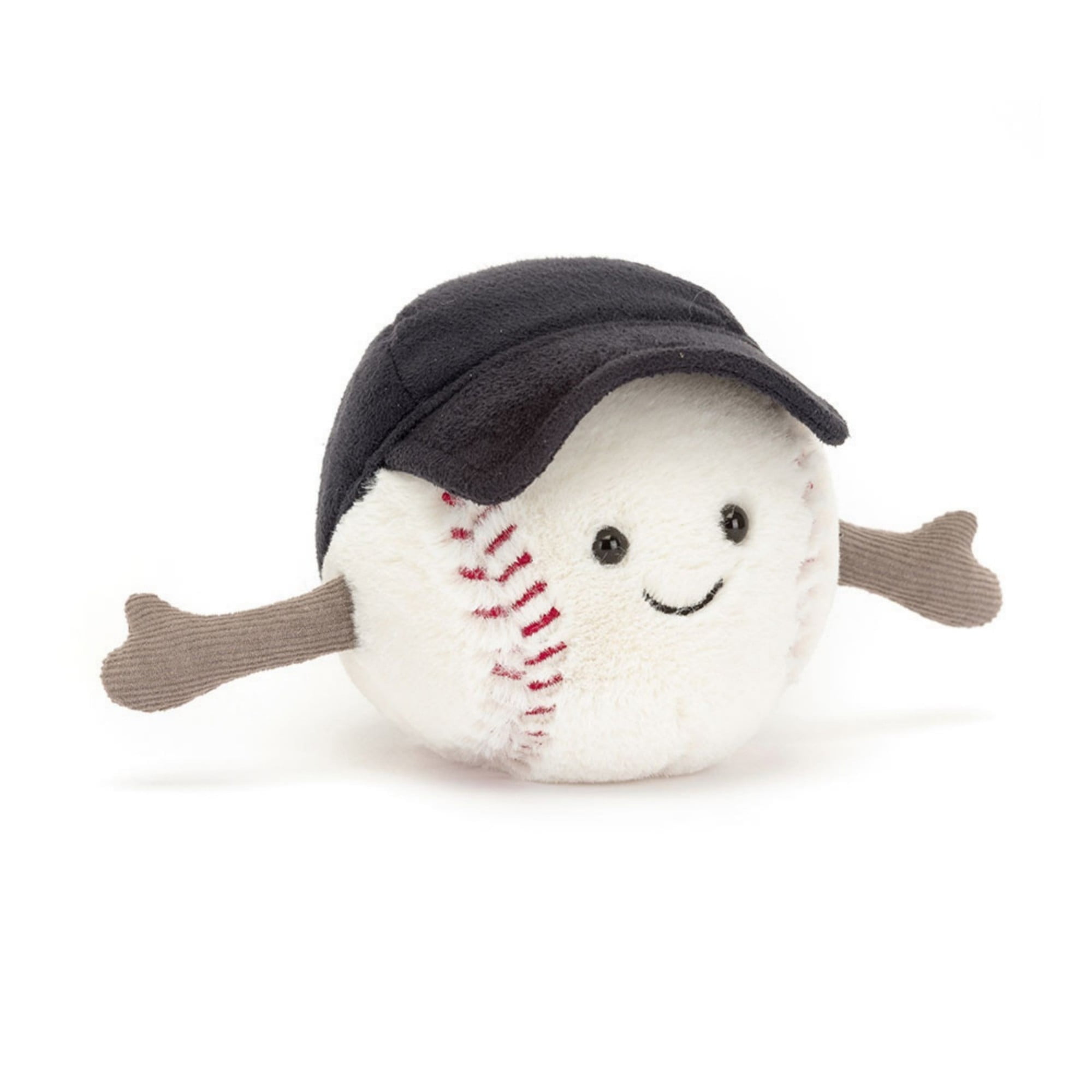 Jellycat Amuseables Sports Series Baseball Stuffed Toy, 4 inches ...