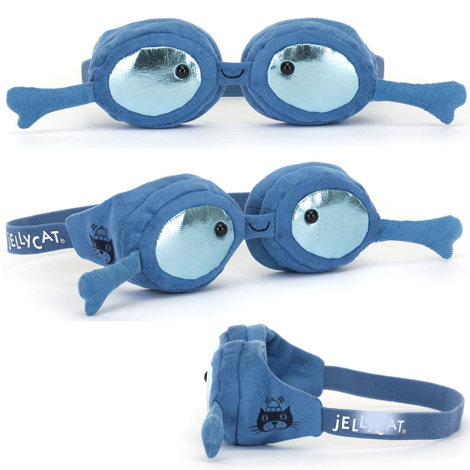 Jellycat Amuseables Sports Swimming Goggles Plush - Adjustable Strap ...