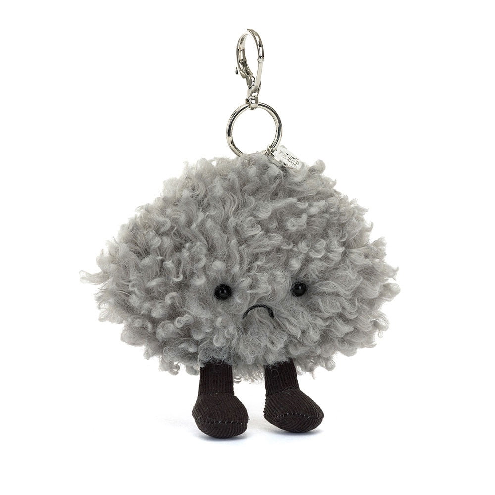 Jellycat Amuseables Storm Cloud Bag Charm Stuffed Toy, 6 inches | Cloud ...