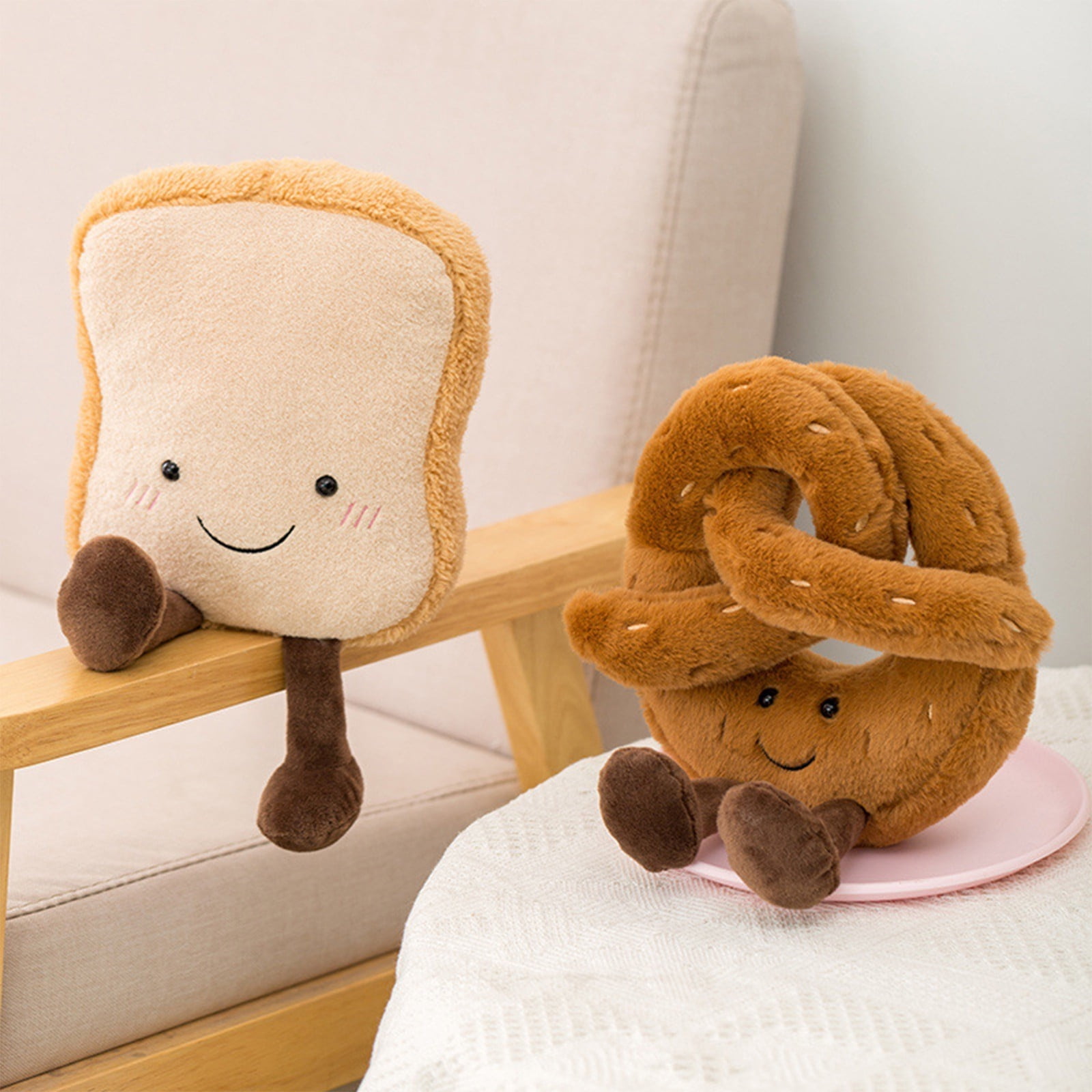Jellycat Amuseables Toast Stuffed Toy,6.3x3.5in,Food Plush Fun Gift ...