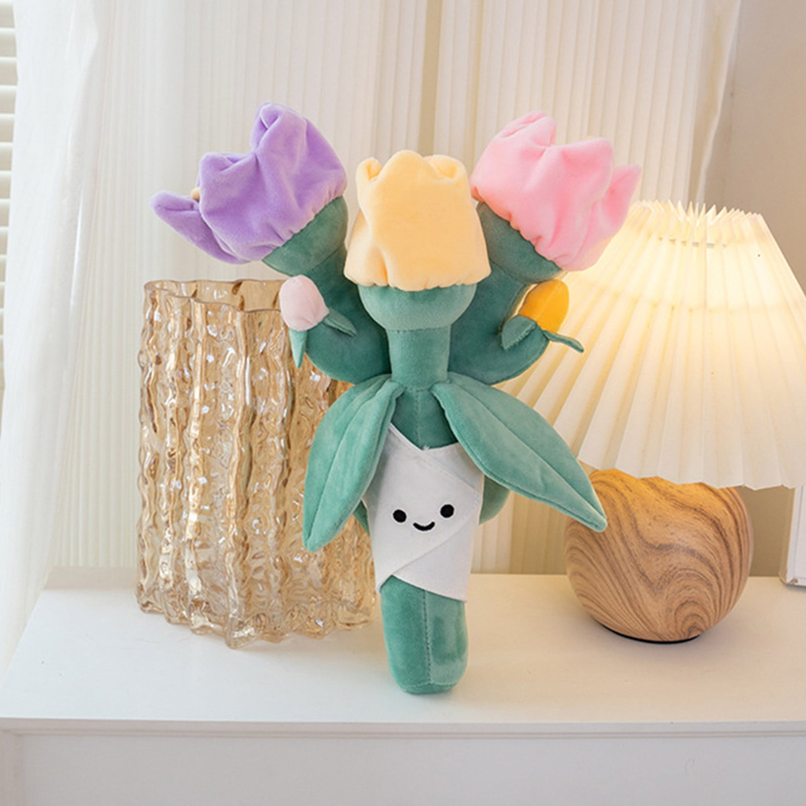 JIASEN Amuseables Tulip Bouquet 12.2" Plush Toy - Ultra Soft Stuffed ...