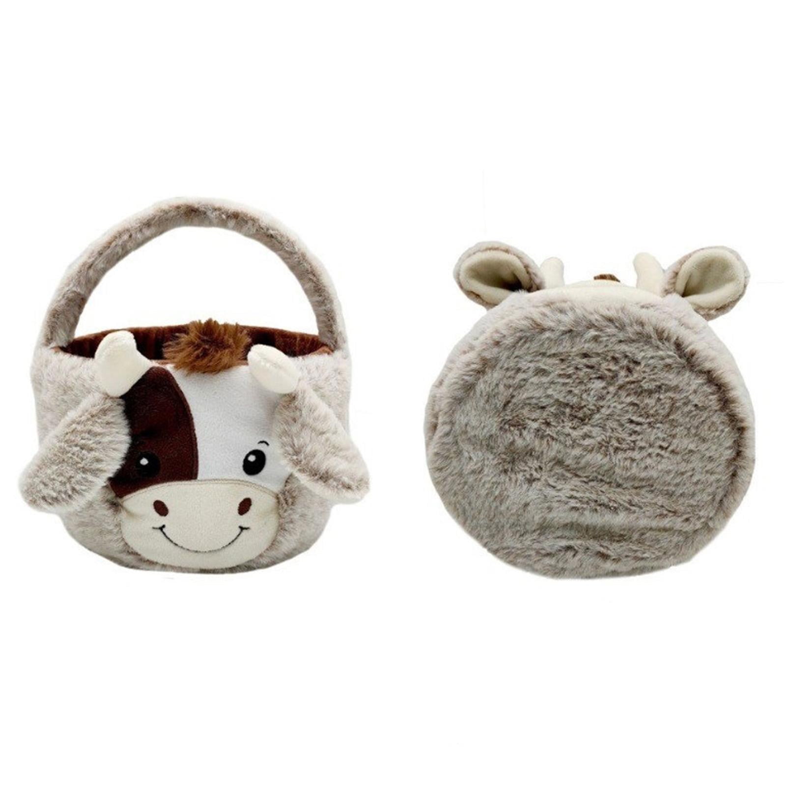Jellycat Amuseamble Stuffed Animals Adorable Plush Cow Basket for Kids ...