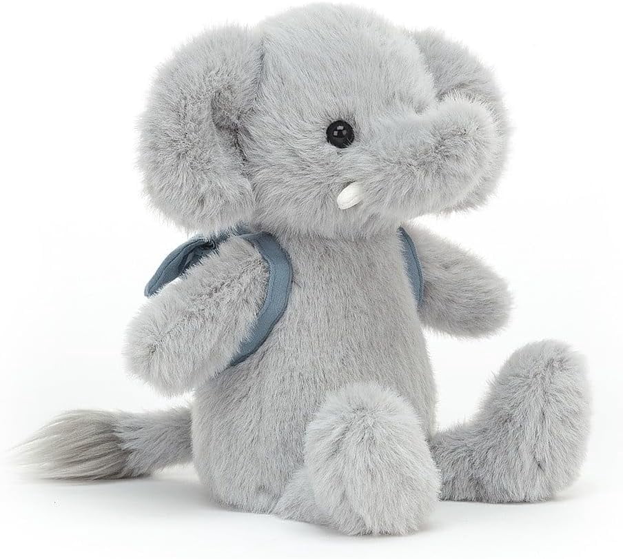 Jellycat Backpack Elephant Stuffed Animal, 8.5 inches - Elephant Plush ...