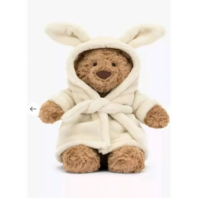 Jellycat Bartholomew Bathrobe Bear Jellycat Bartholomew Bathrobe Bear ...