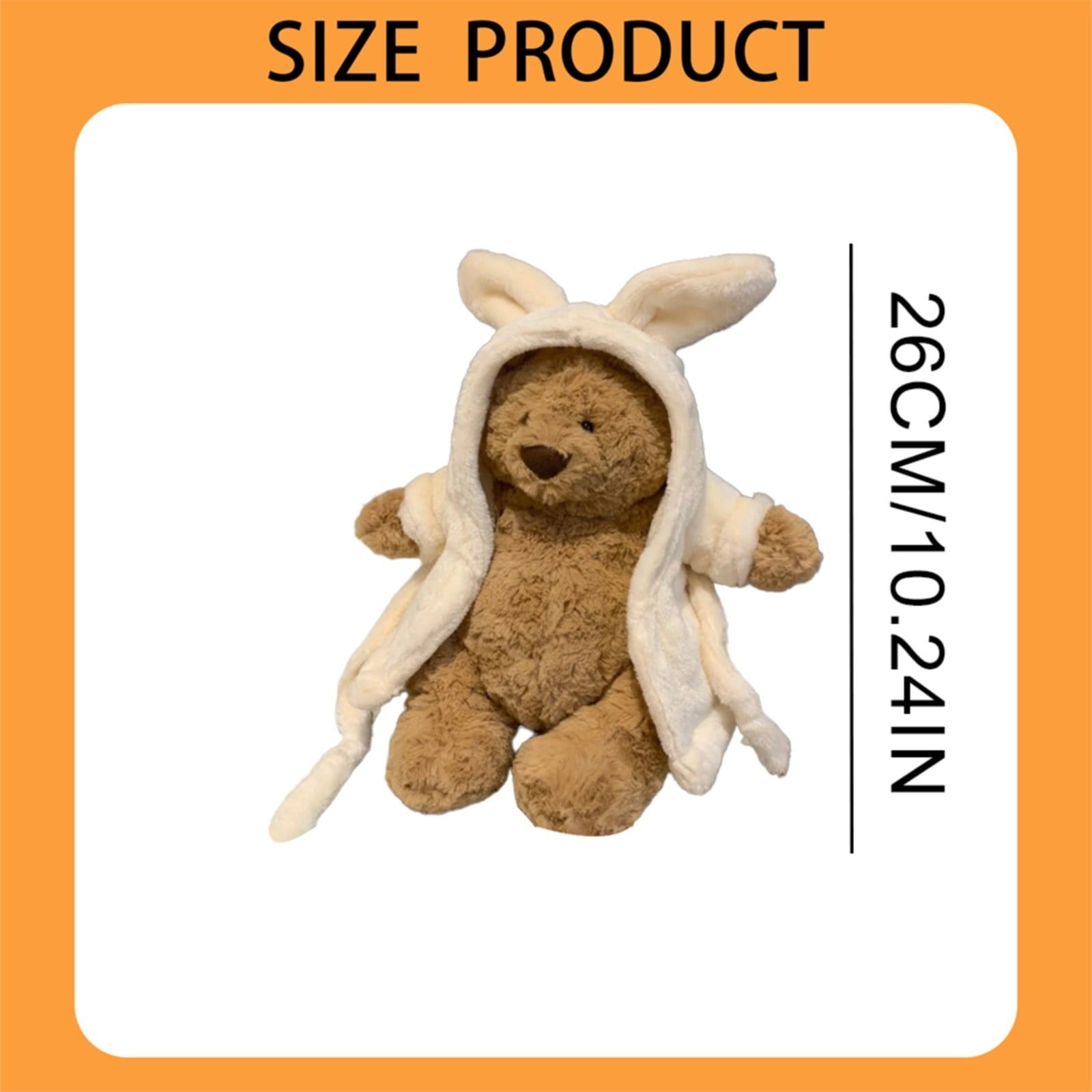 Jellycat Bartholomew Bear Bathrobe Outfit Plush Toys 10.24 Inch ...