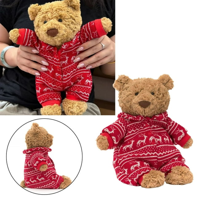 Jellycat Bartholomew Bear Winter Pajamas- - Walmart.com