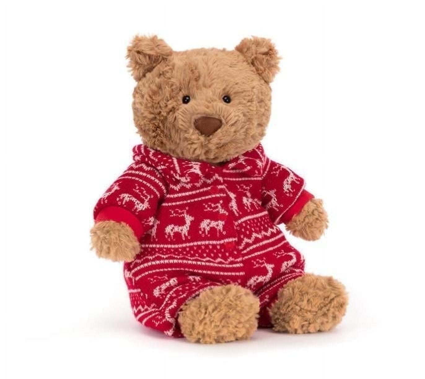 Jellycat Bartholomew Bear Winter Pyjamas Stuffed Animal Plush Toy Soft ...