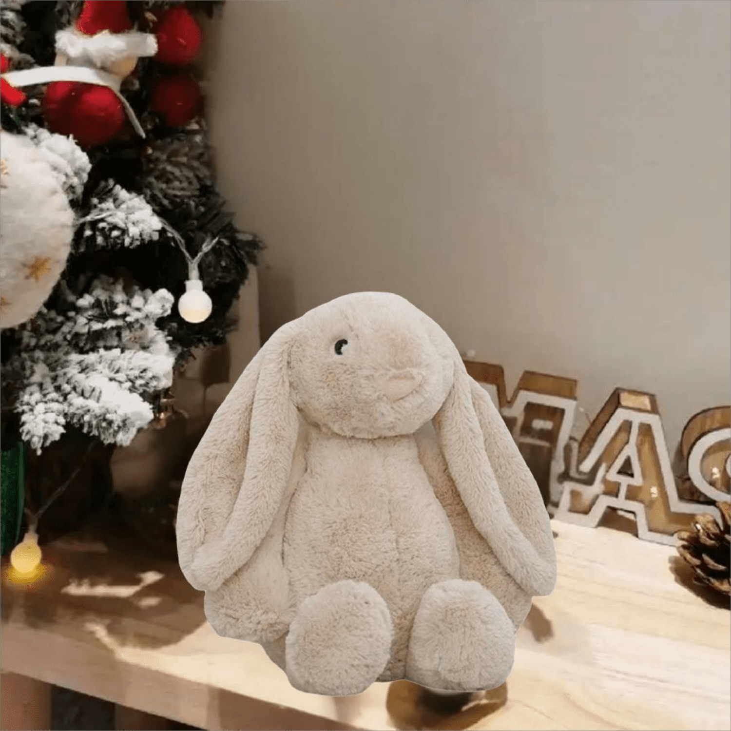 Jellycat Bashful Beige Bunny Stuffed Animal 15" Ideal Easter Birthday ...