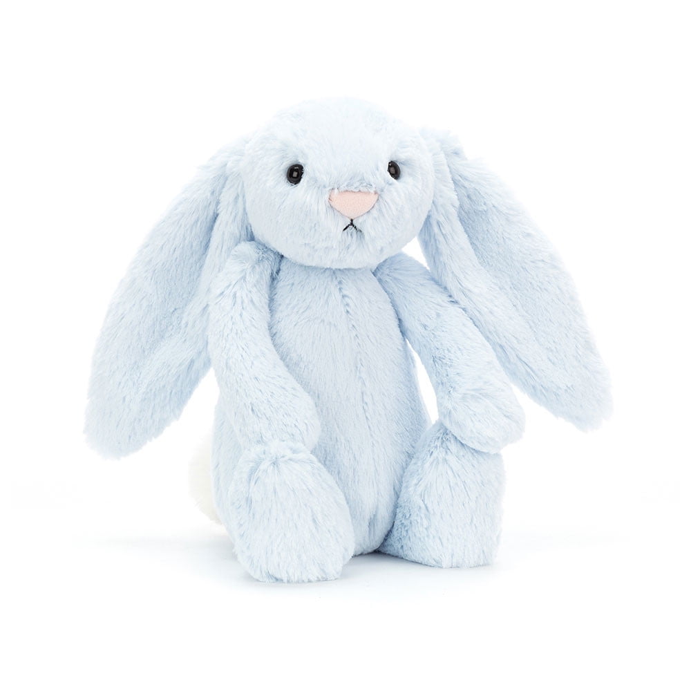 Jellycat Bashful Blue Bunny - Bashful Bunnies Series | Plush Toy, Soft ...