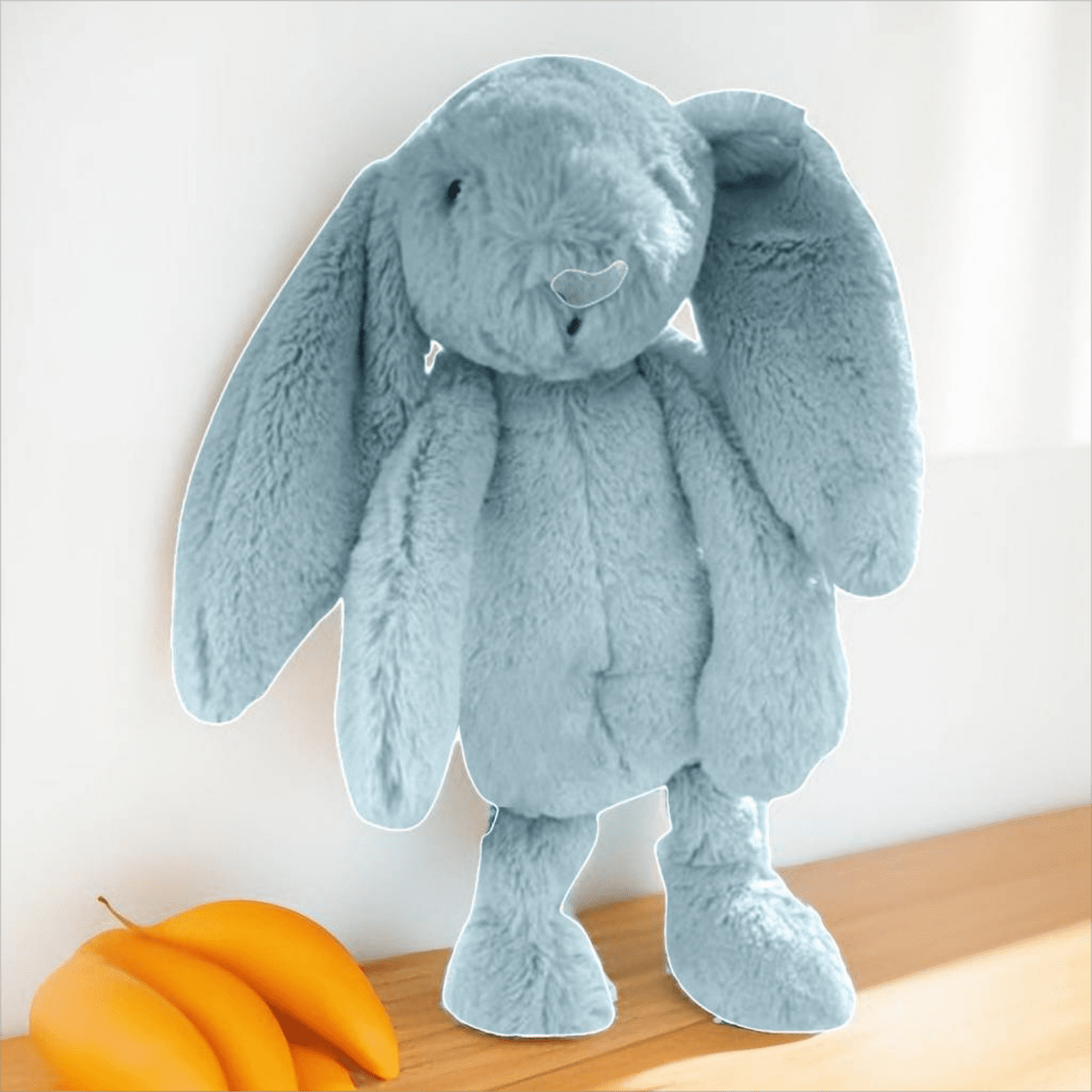 Jellycat Bashful Blue Bunny Stuffed Animal 31cm Ideal Easter Birthday ...