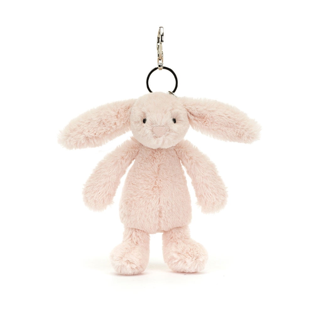 Jellycat Bashful Blush Bunny Bag Charm Plush Keychain - 3.94 Inches Jellycats Stuffed Animals ...