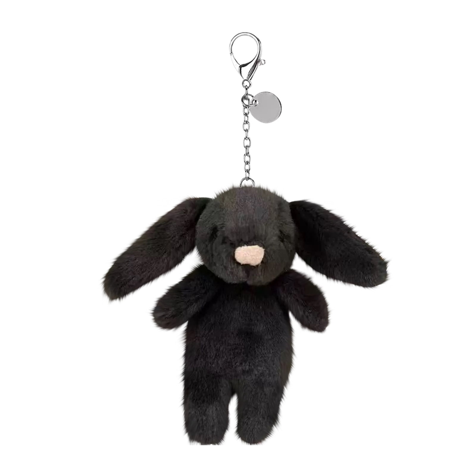 Jellycat Bashful Bunny Inky Bag Charm, 3 Inches Soft Cute Plush Keychain Toy, Easter Stuffed ...