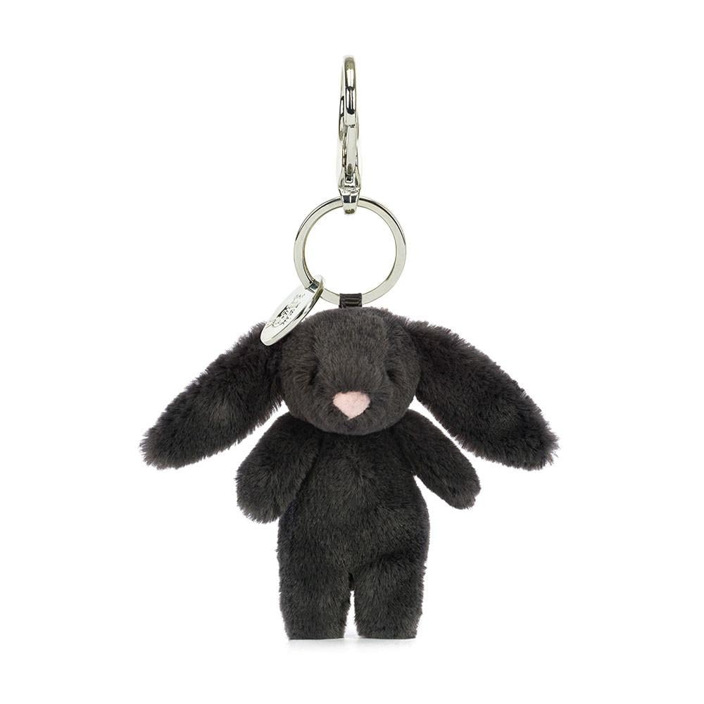 Jellycat Bashful Bunny Inky Bag Charm - Soft Plush Stuffed Animal Toy ...