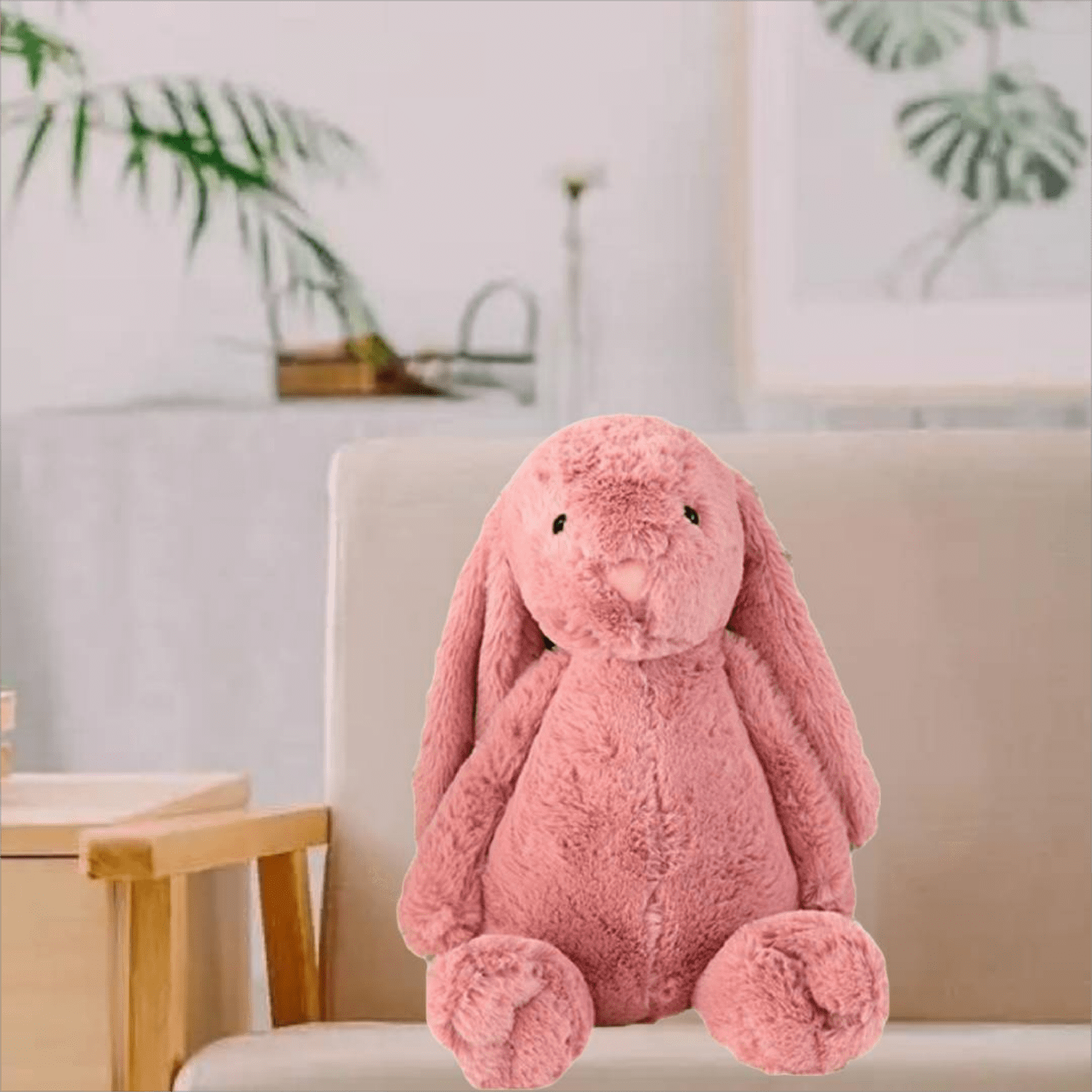 Jellycat Bashful Deep Pink Bunny Stuffed Animal 31cm Ideal Easter ...