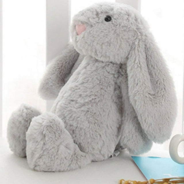 Jellycat Bashful Gray Bunny Stuffed Animal: 15.3 - Inch Medium, a ...