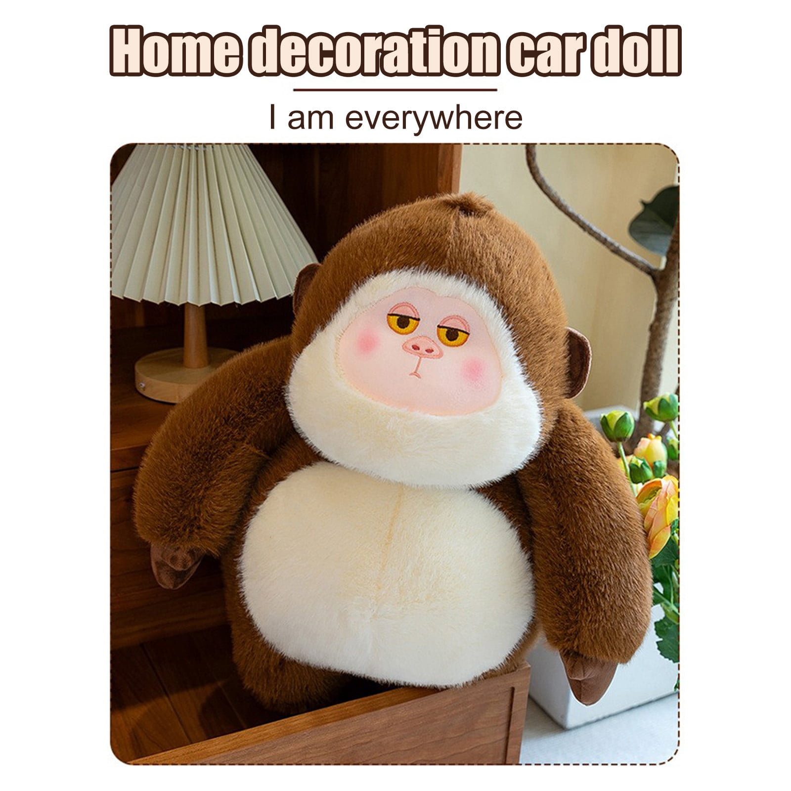 Jellycat Bashful Monkey, Realistic Bashful Gorilla Plush Toy Animal ...