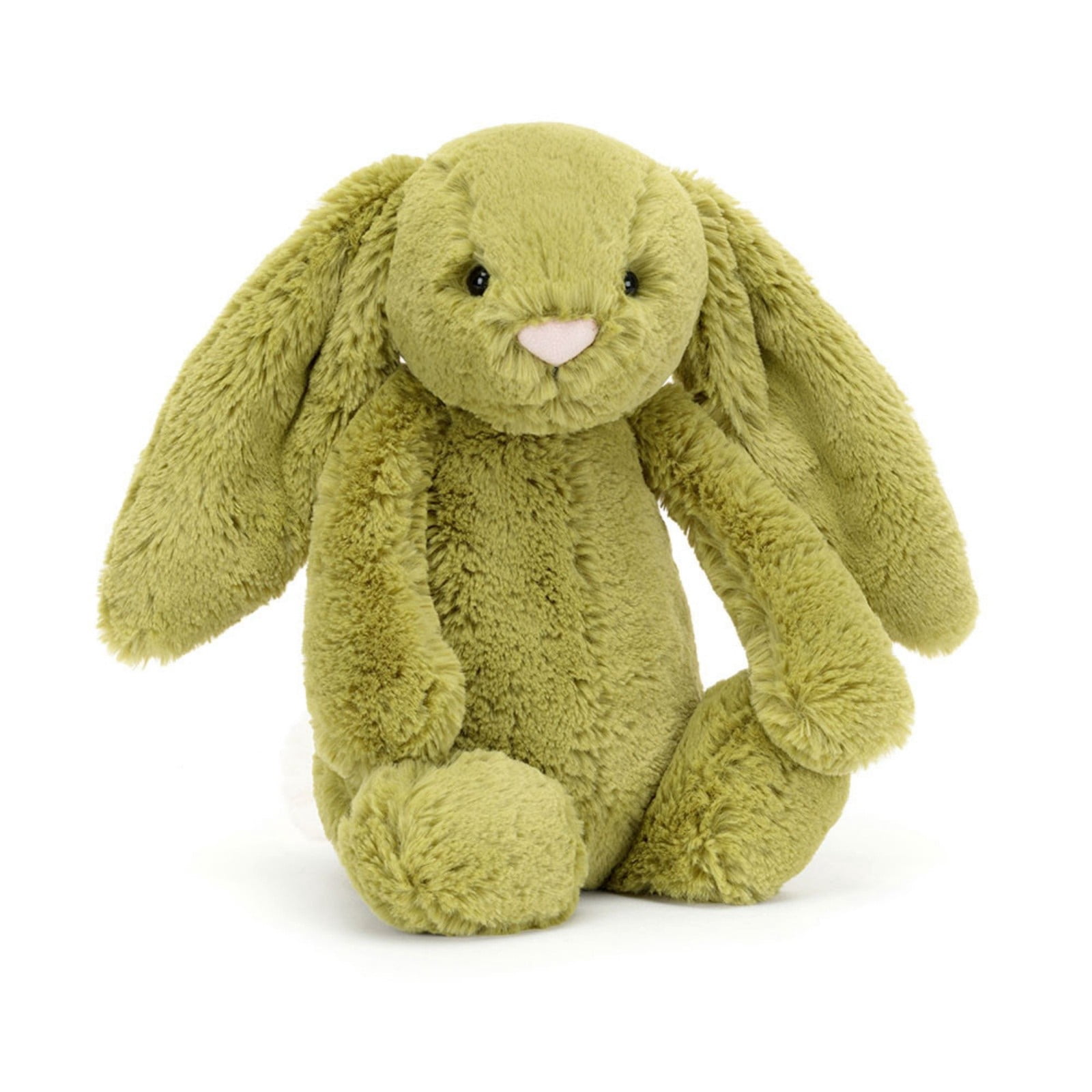 Jellycat Bashful Moss Bunny 17.09 in Soft Stuffed Animal Plush Toy ...