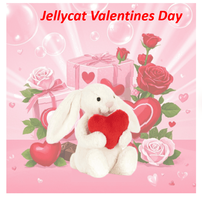 Jellycat Bashful Sorrel Bunny Valentines Jelly Cat Jellycats Stuffed ...