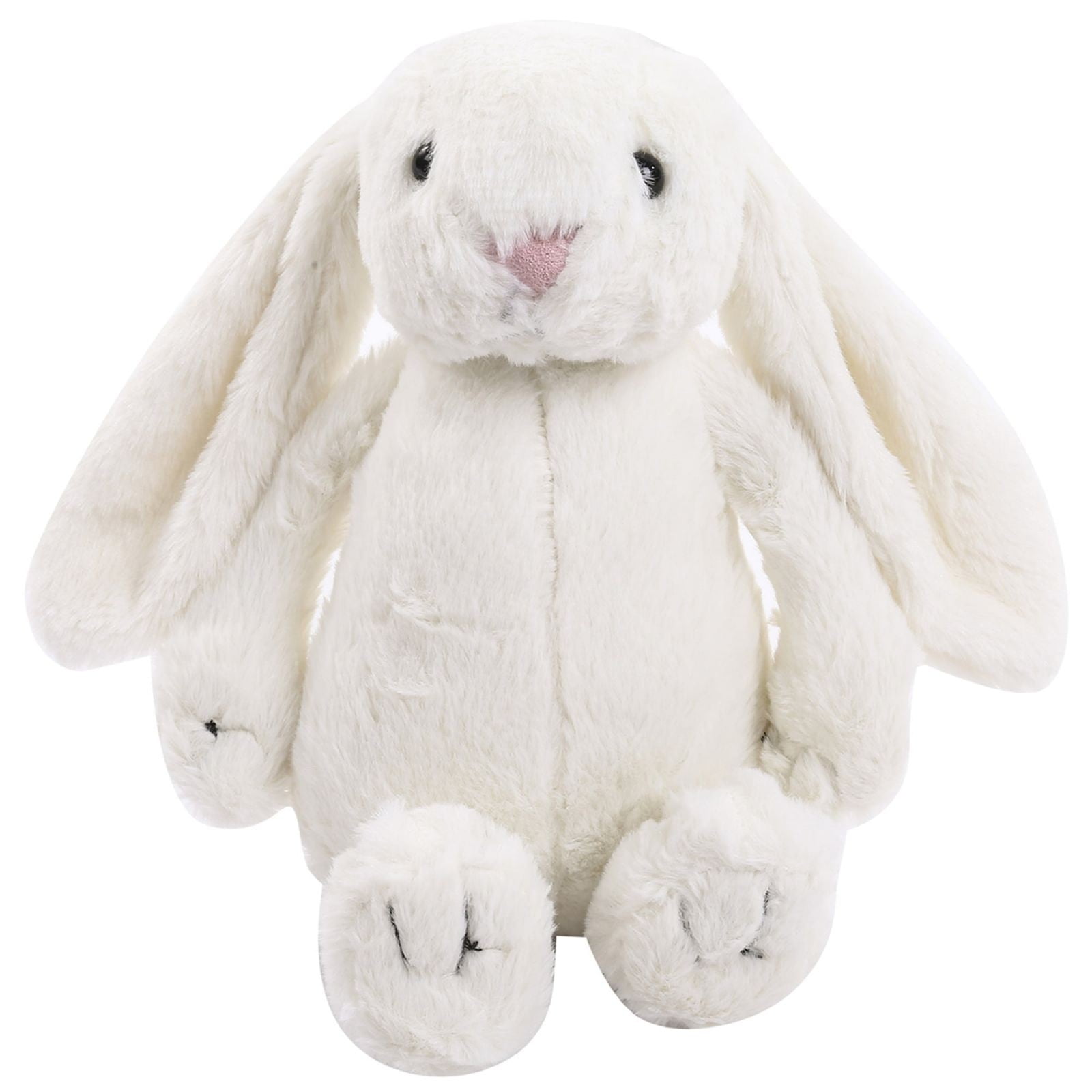 Jellycat Bashful White Tulip Bunny Stuffed Animal, Medium 30cm ...