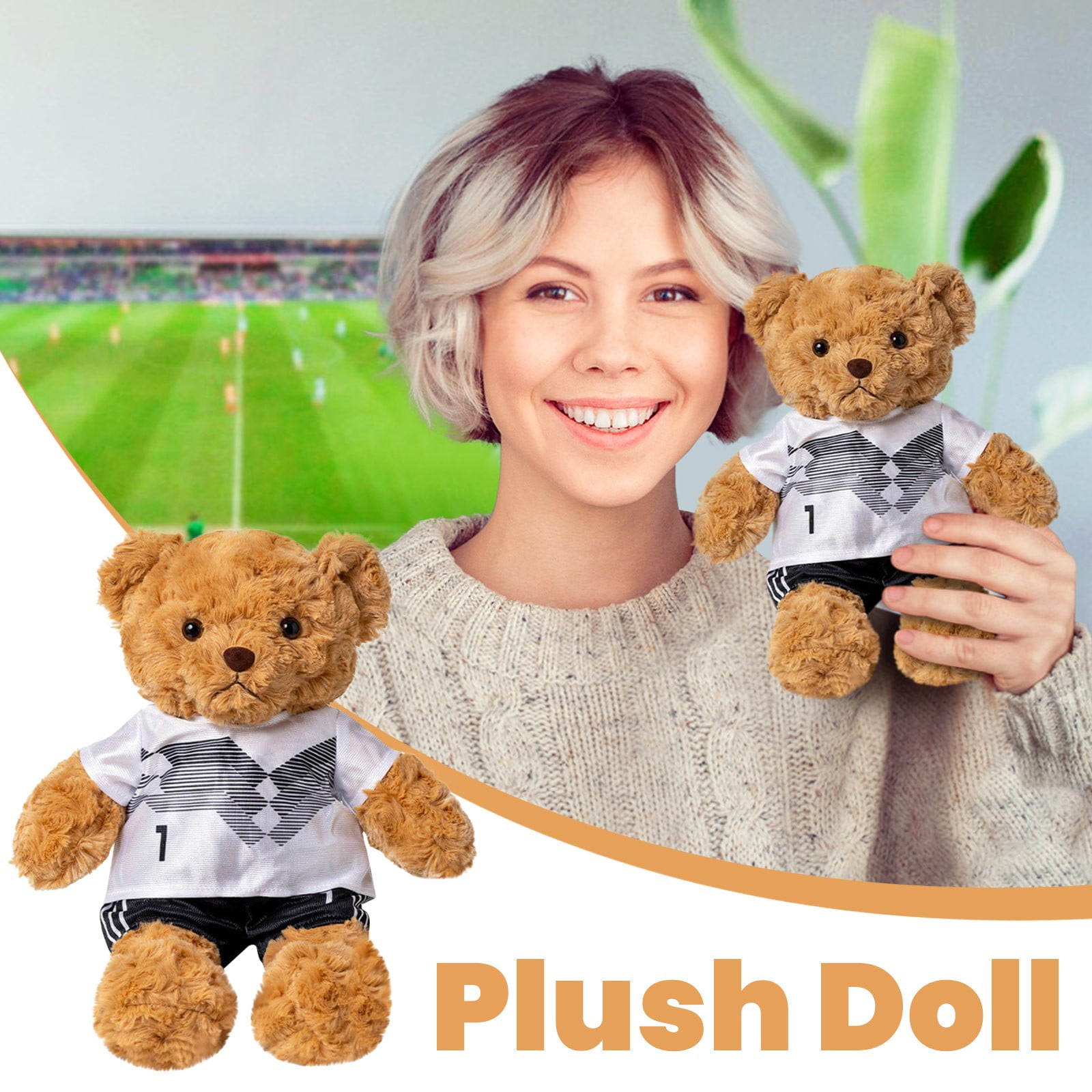 Jellycat Bear 3.94 Inch Plush Toy - Ultra Soft Stuffed Animal, Easter ...