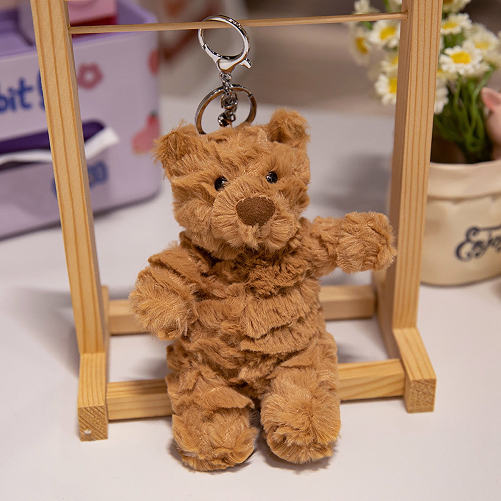 Jellycat Bear Jellycat Bartholomew Bear Bag Charm Jellycat Stuffed ...