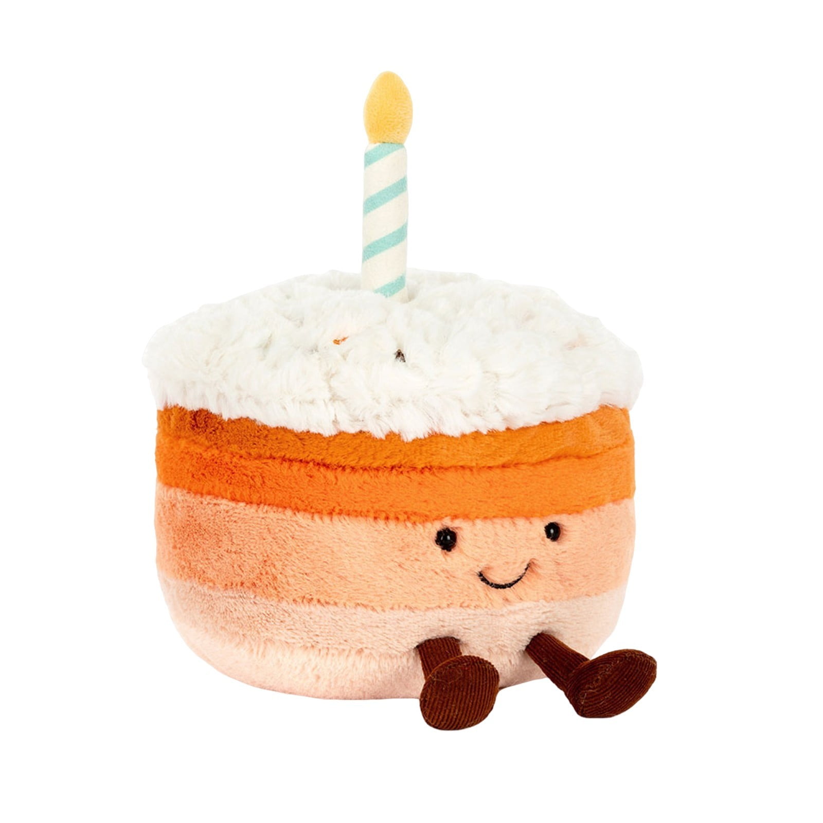 Jellycat Birthday Cake Plush, 9.84in Cute & Cozy Stuffed Toy, Great ...