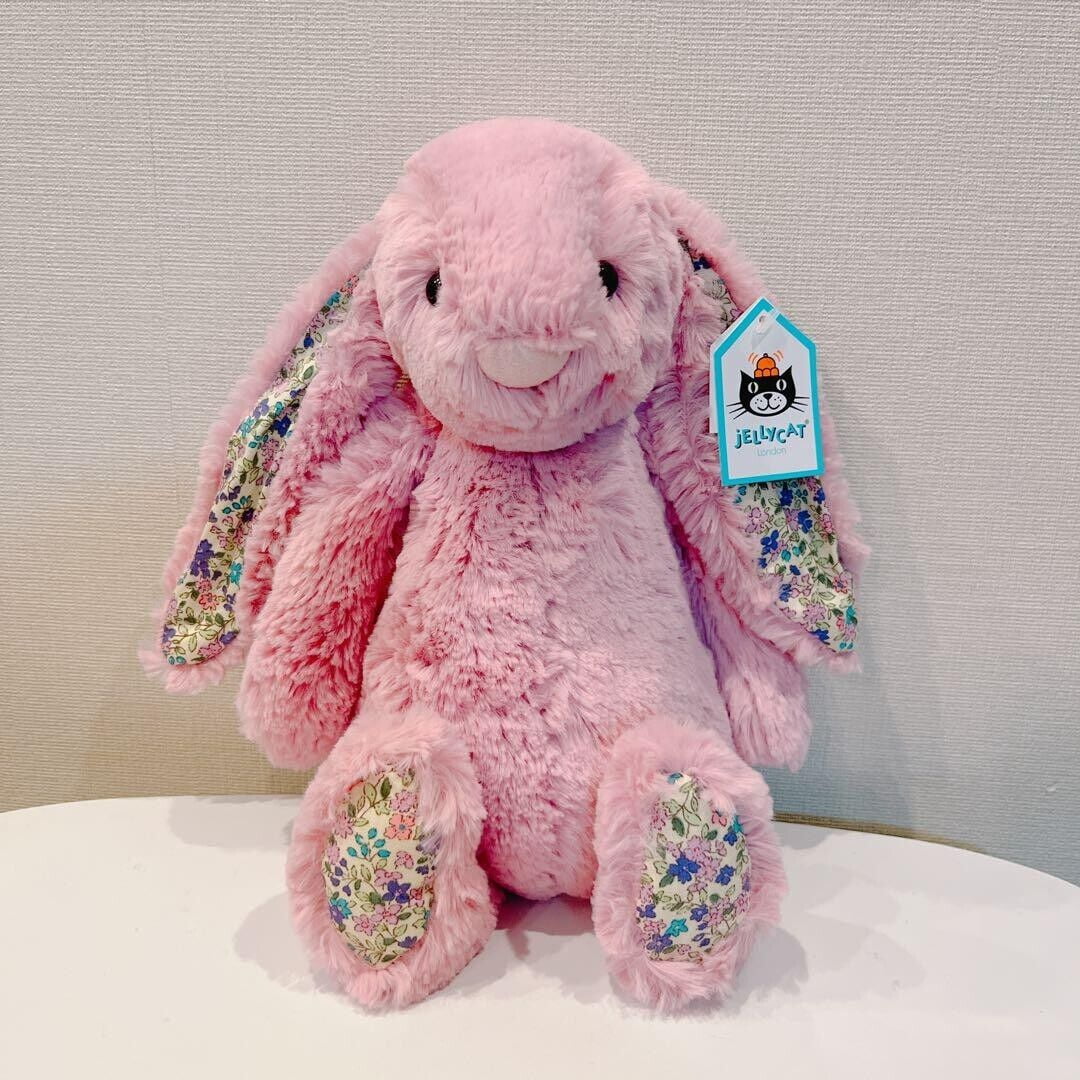 Jellycat Blossom Bunny Tulip Pink Stuffed Toy Medium 8.2 inches Soft ...