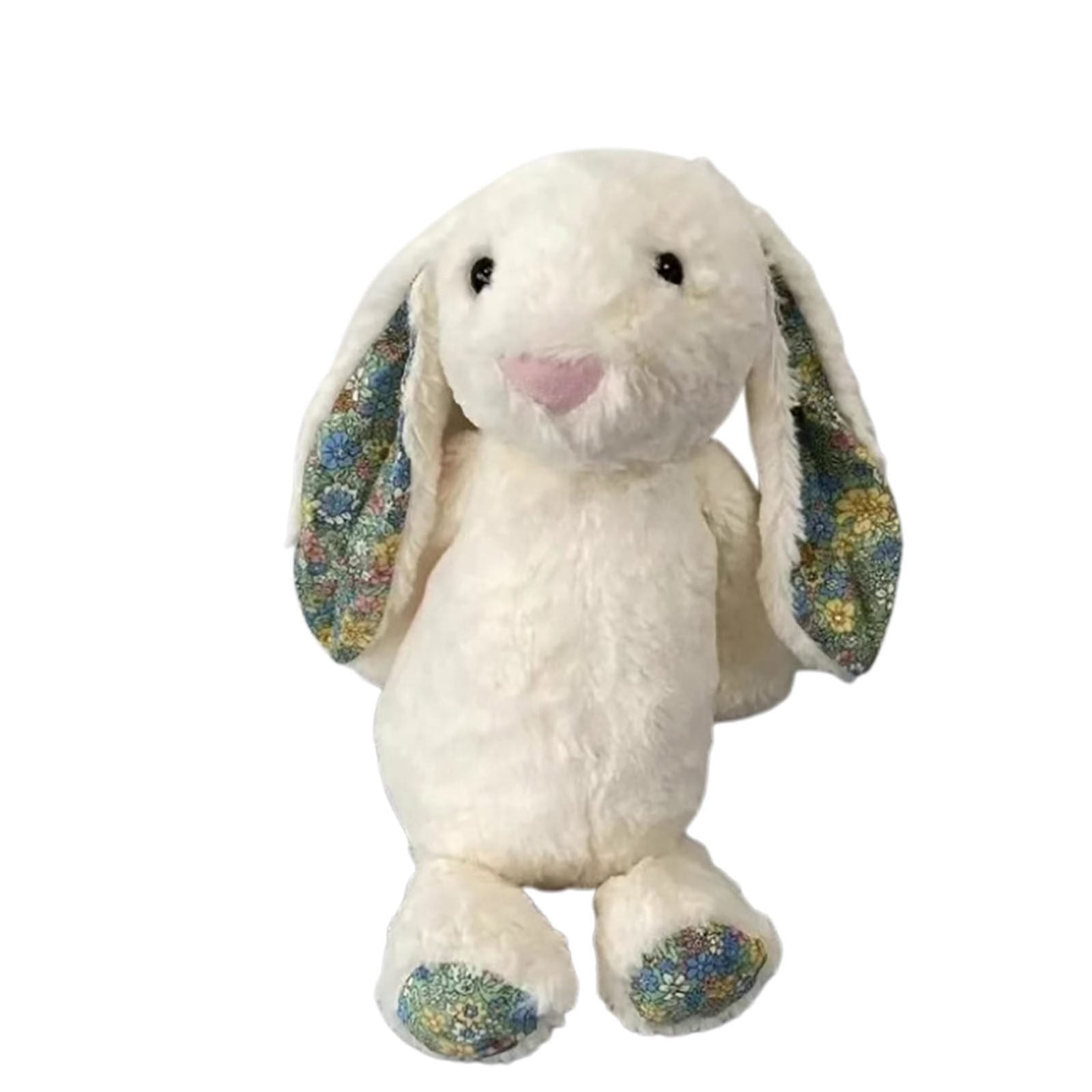 Jellycat Blossom Cream Bunny 'Berry' Cute Realistic Smiling Long Ear Bunny Plush Toy-Soft ...