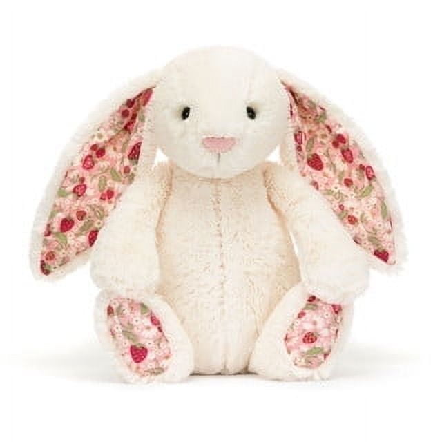 Jellycat Blossom Cream Bunny 'Berry' Plush - White, 12.20in - Walmart.com