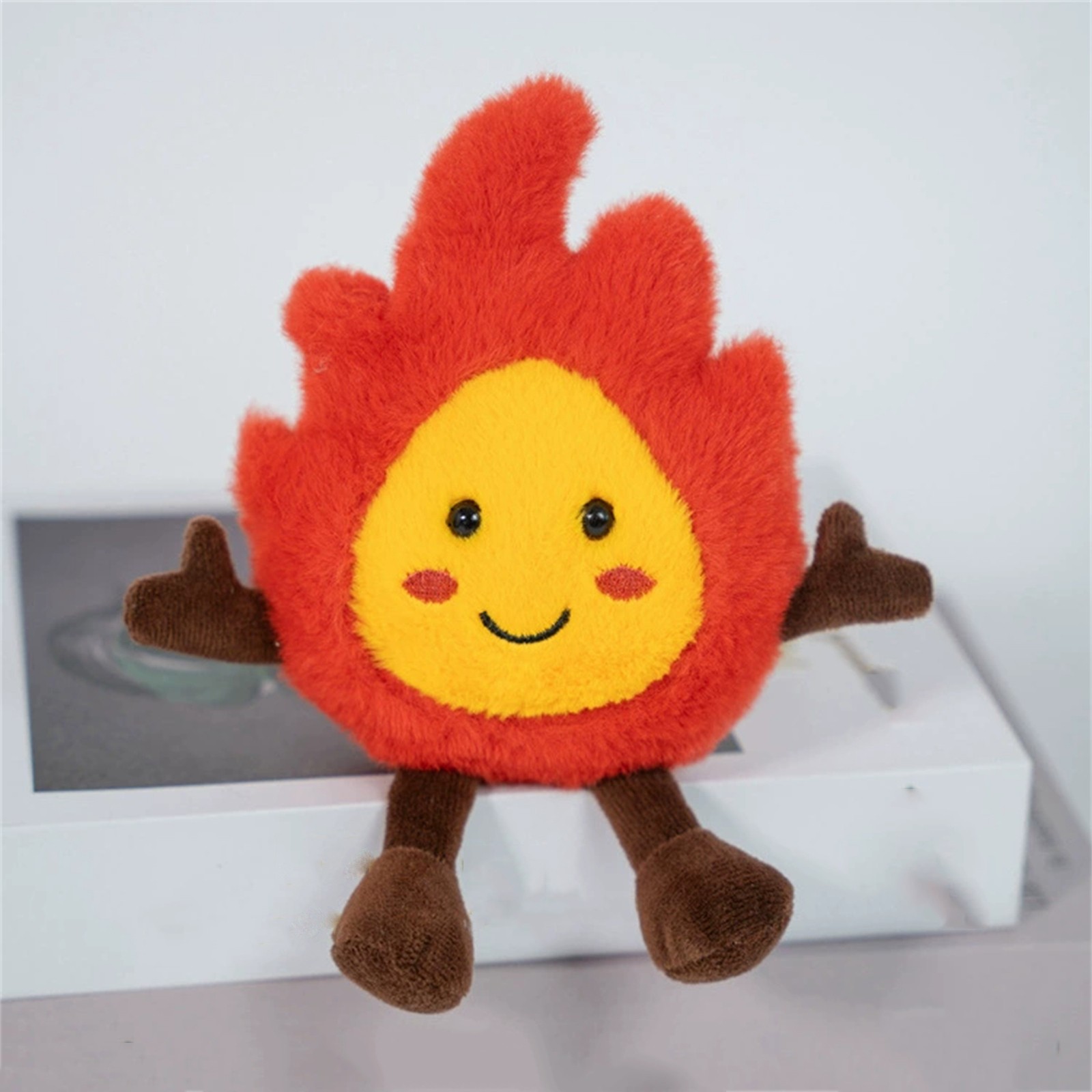 Jellycat Burning Flame 7.8 Inch Plush - Flame Character Stuffed Animal ...