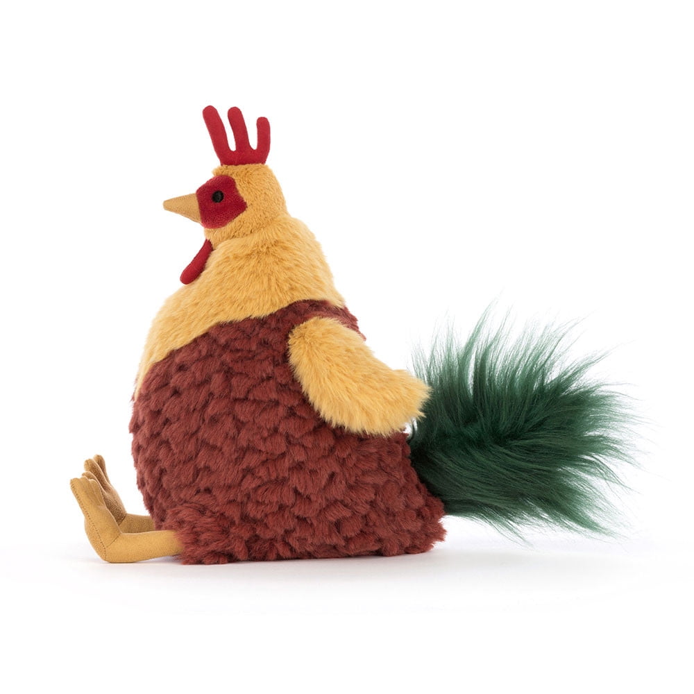 Jellycat Cluny Cockerel Plush - 9.84in Yellow Farm Animal Toy - Walmart.com