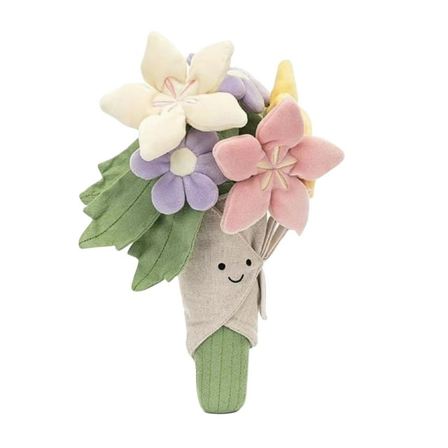 Jellycat Cute Flower Plush Doll Stuffed Plant Plushie Soft Flower Doll ...