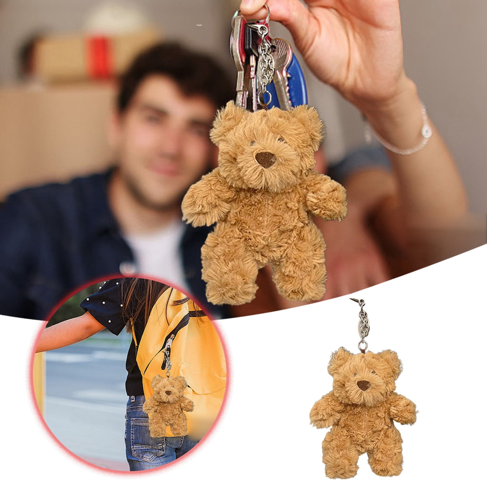 Jellycat Dolls Bartholomew Bear Stuffed Dolls, Teddy Bear Plush | Soft and Huggable | Classic ...