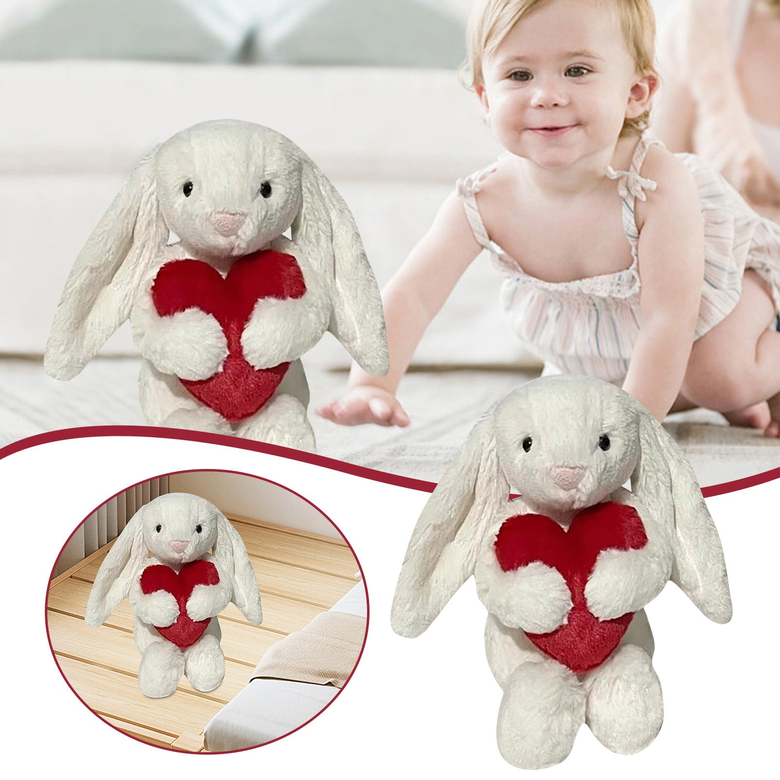 Jellycat Dolls Bashful Blush Bunny Stuffed Dolls, Rabbit and Bunny ...