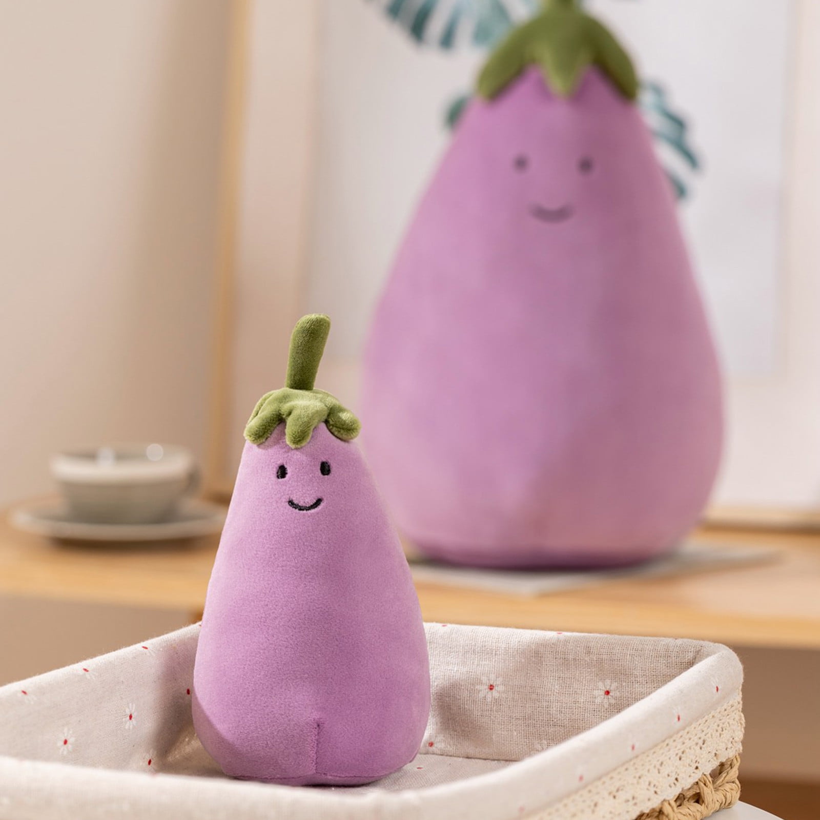 Jellycat Eggplant Plush Toy - A 15.75 Inch Tall Soft Toy That's Ideal ...