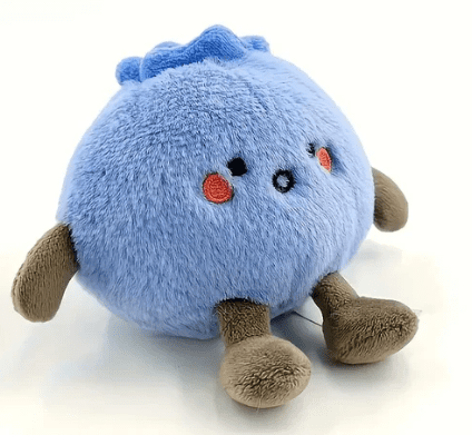 Jellycat Fabulous Fruit Blueberry Stuffed Toy, Small 4 inches - Fruit ...