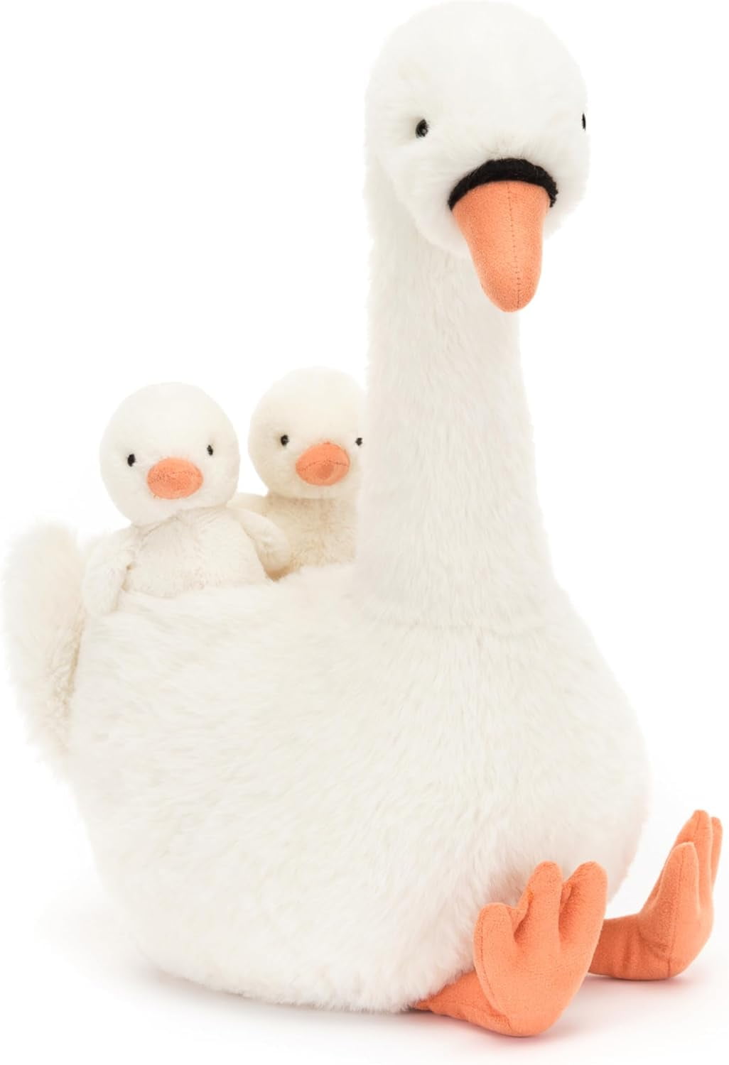 Jellycat Featherful Swan Stuffed Animal, 13.78 inches Jellycats Stuffed ...