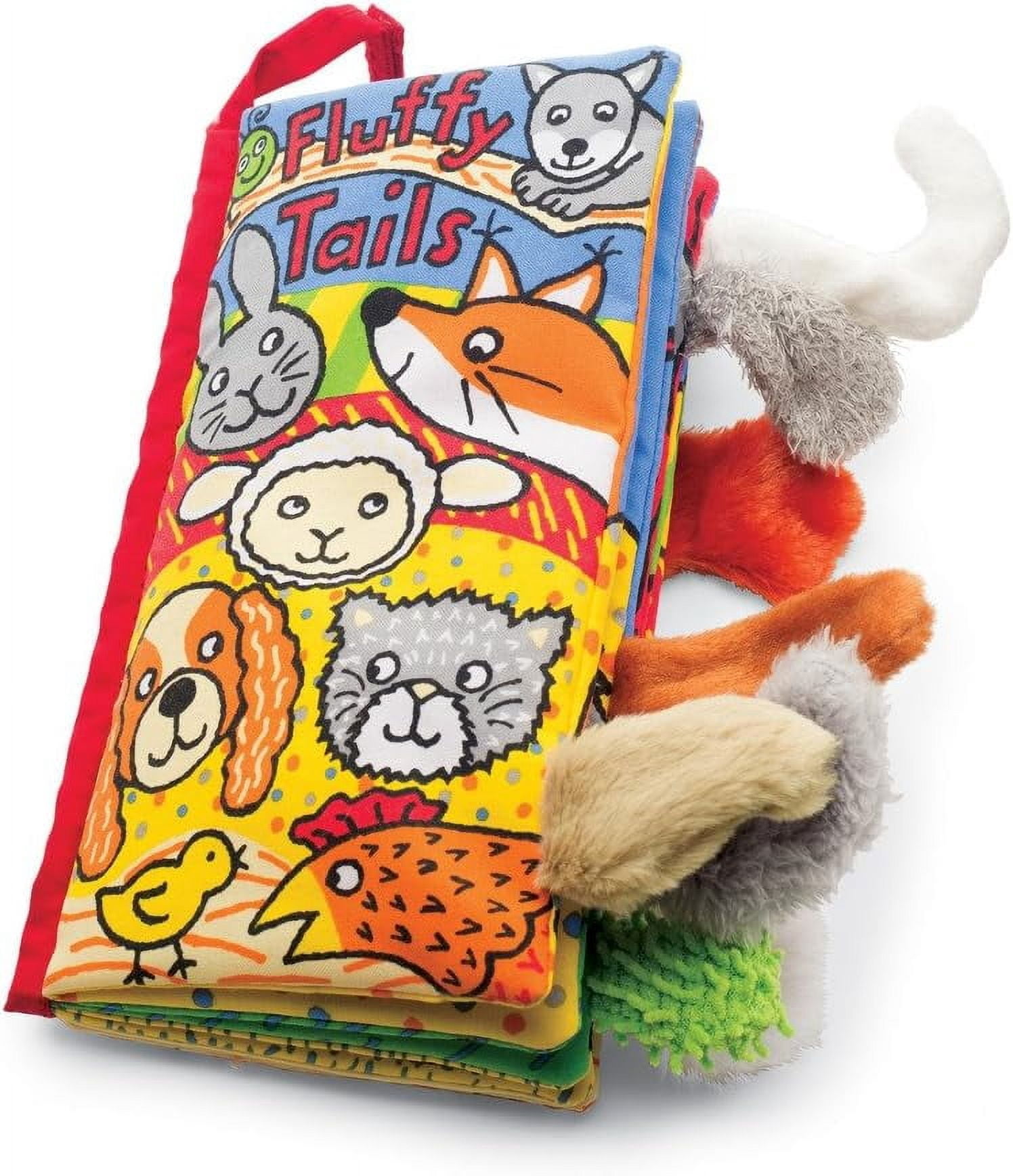 JEIIcat Fluffy Tails: A Soft Activity Baby Book Children's Book - Baby ...