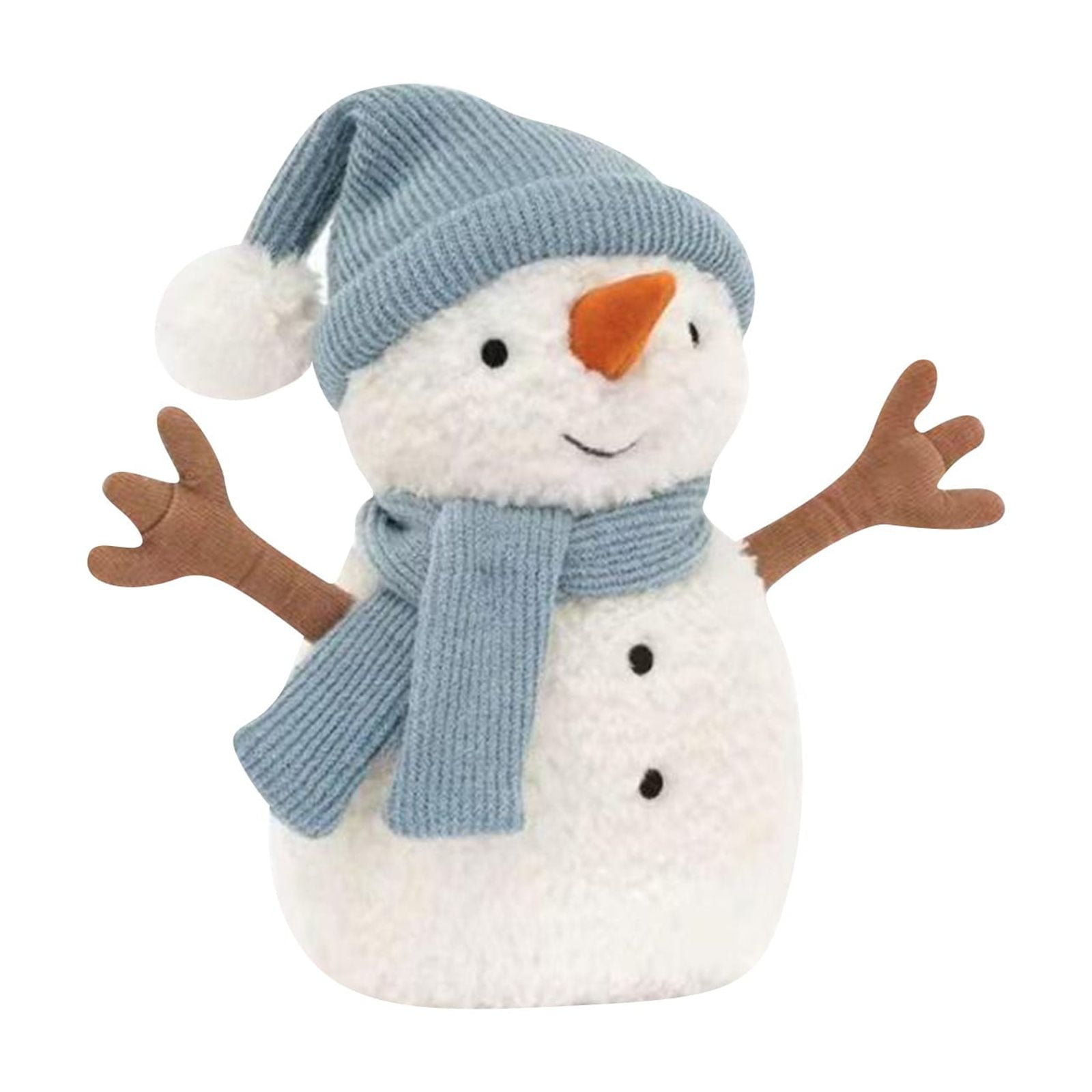 Jellycat Furry Snowman Stuffed Plushies, Christmas Birthday Valentines ...