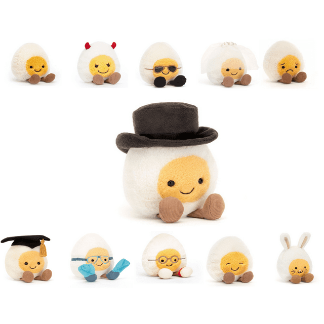 Jellycat Graduation Plush Toys Jellycat Amuseables Boiled Egg Groom ...