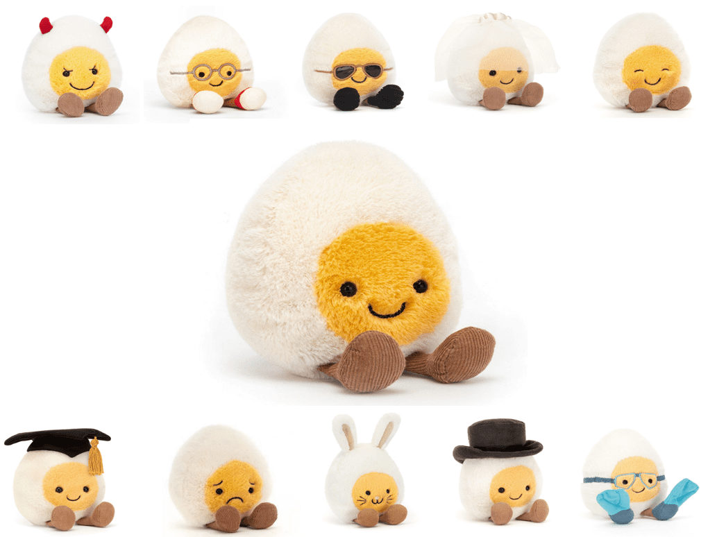 Jellycat Graduation Plush Toys Jellycat Amuseables Happy Boiled Egg ...