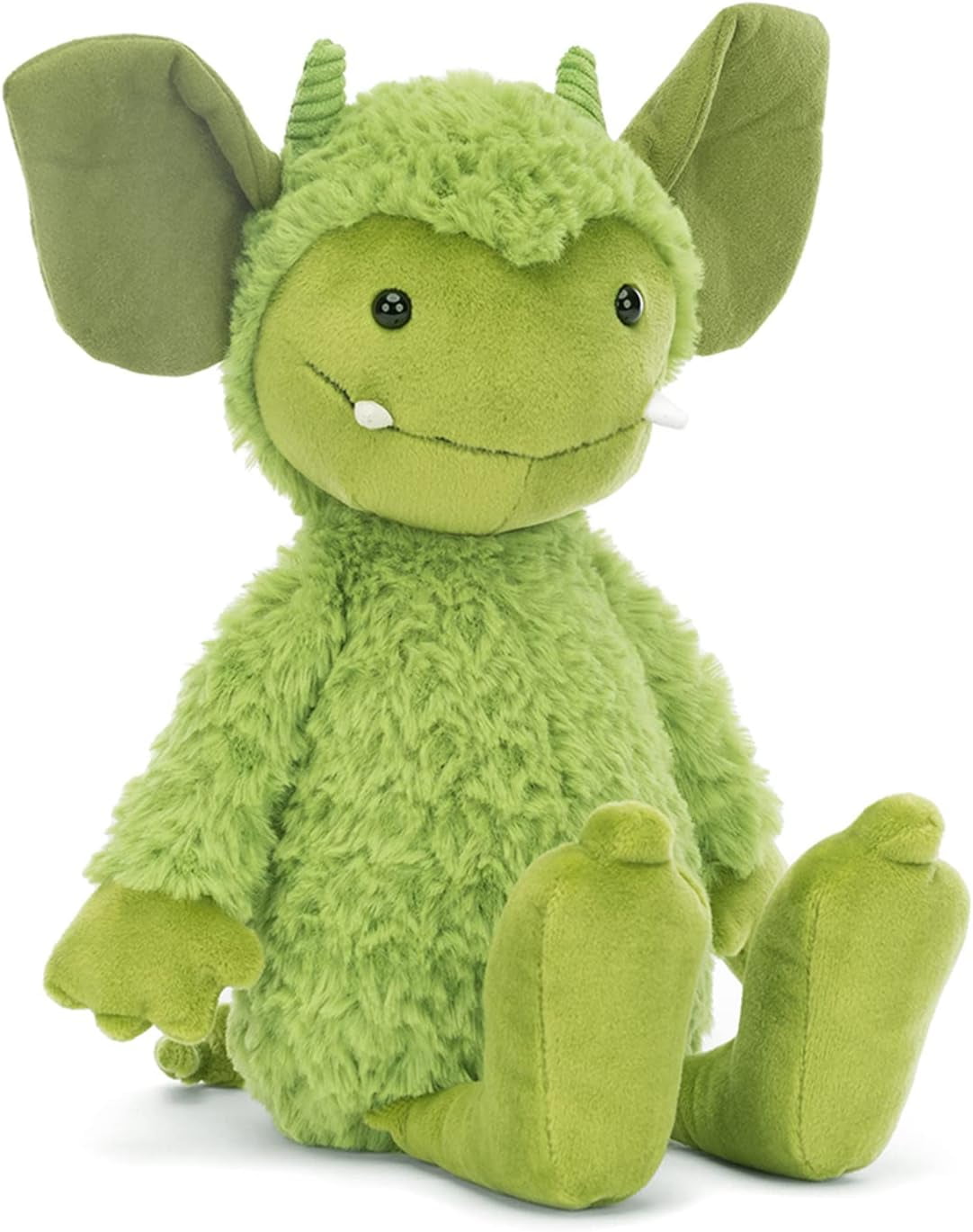 Jellycat Grizzo Gremlin Stuffed Animal, 12 inches - Monster Plush Toy ...