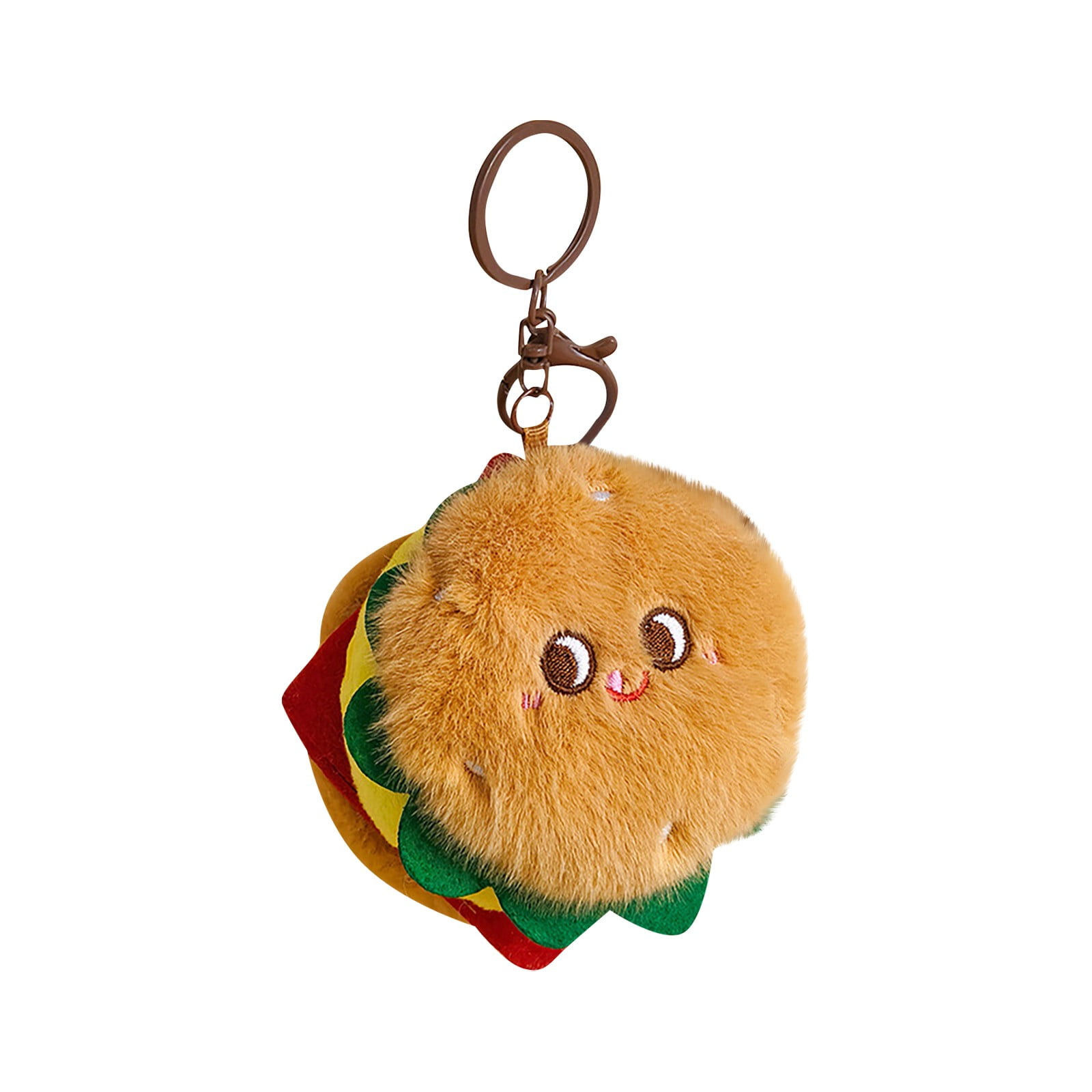 Jellycat Hamburger Plush Keychain,3.54" - Funny Hamburger Stuffed ...